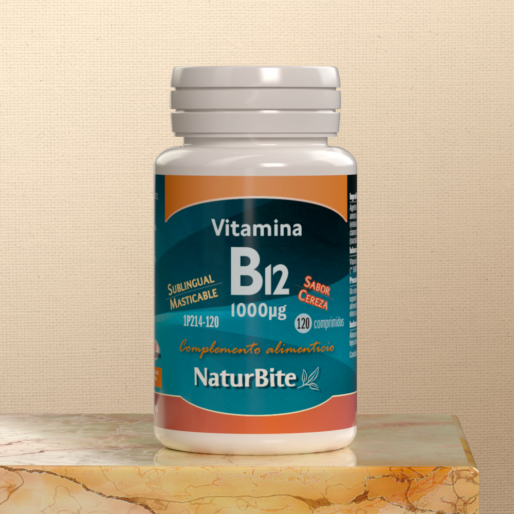 Vitamina B12 1000 masticable y sublingual